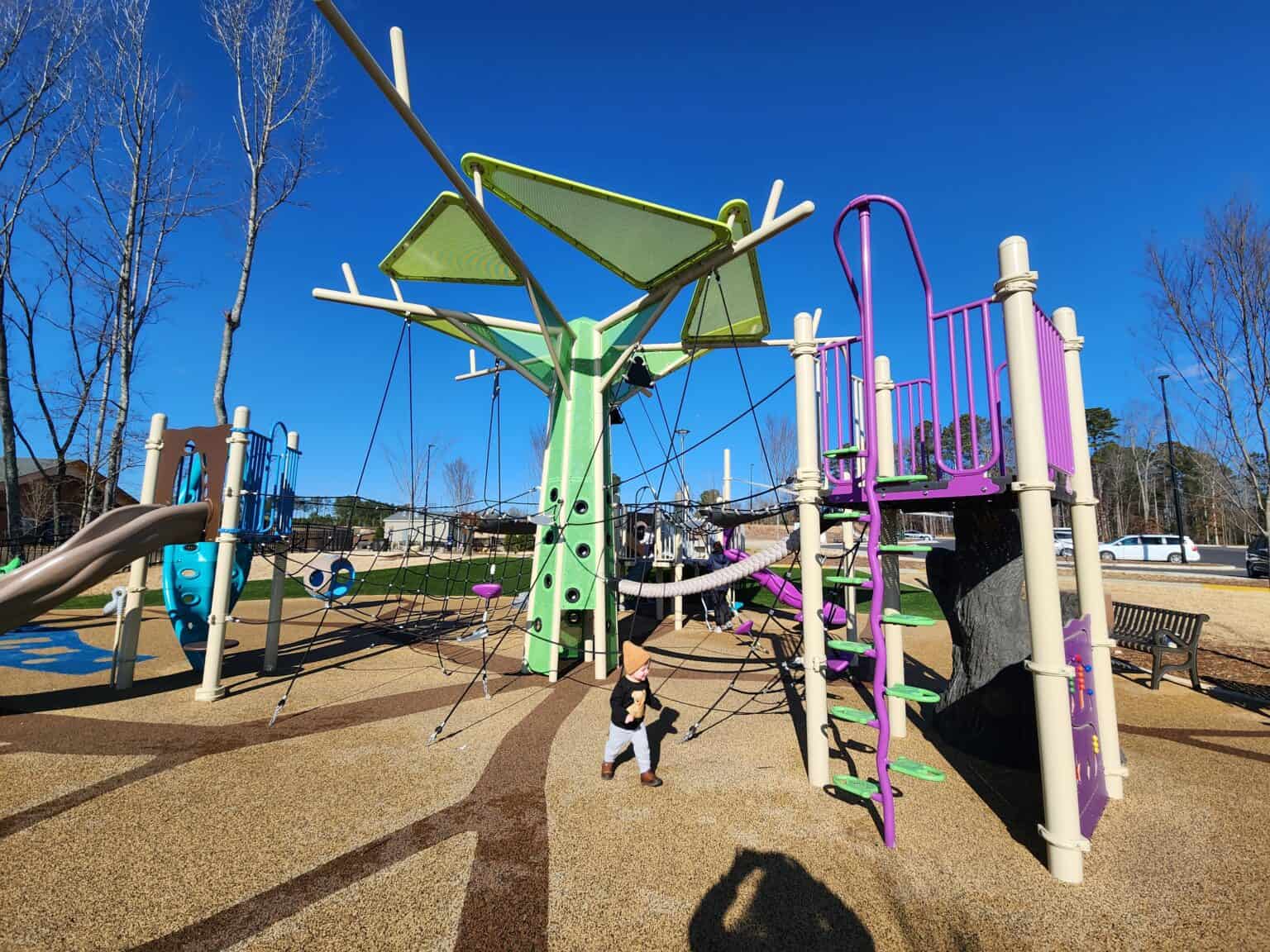 Pleasant Park in Apex, NC: Epic Playground + Splash Pad! | Raleigh ...